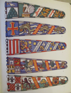 Flag production; the dyeing of cloth - Techniques